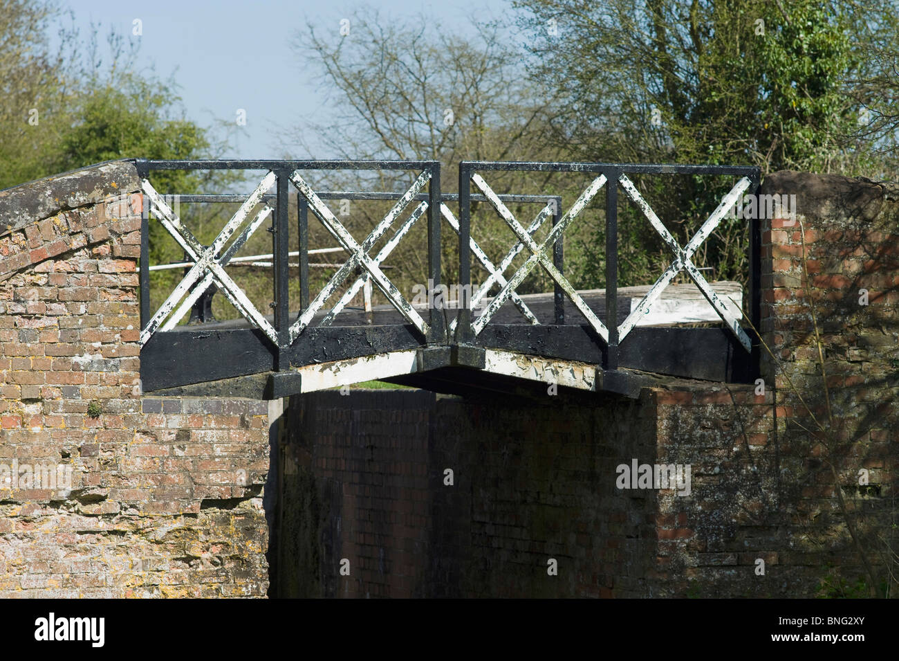A bridge over a canal Stock Photo - Alamy