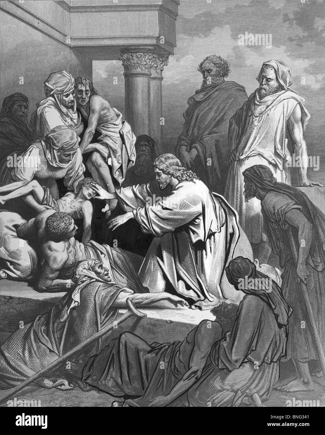 Jesus as the healer hi-res stock photography and images - Alamy