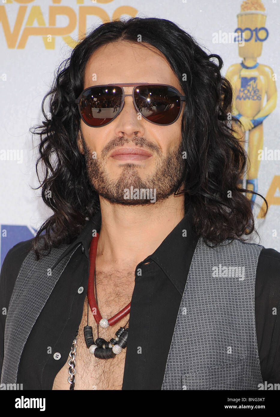 RUSSELL BRAND - UK comedian in June 2010 Stock Photo - Alamy