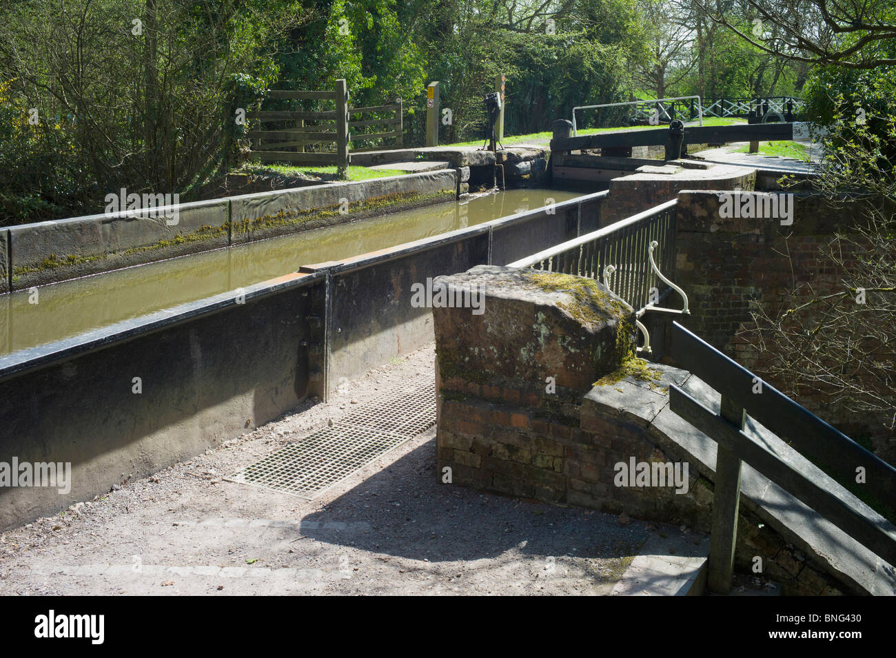 A bridge over a canal Stock Photo - Alamy