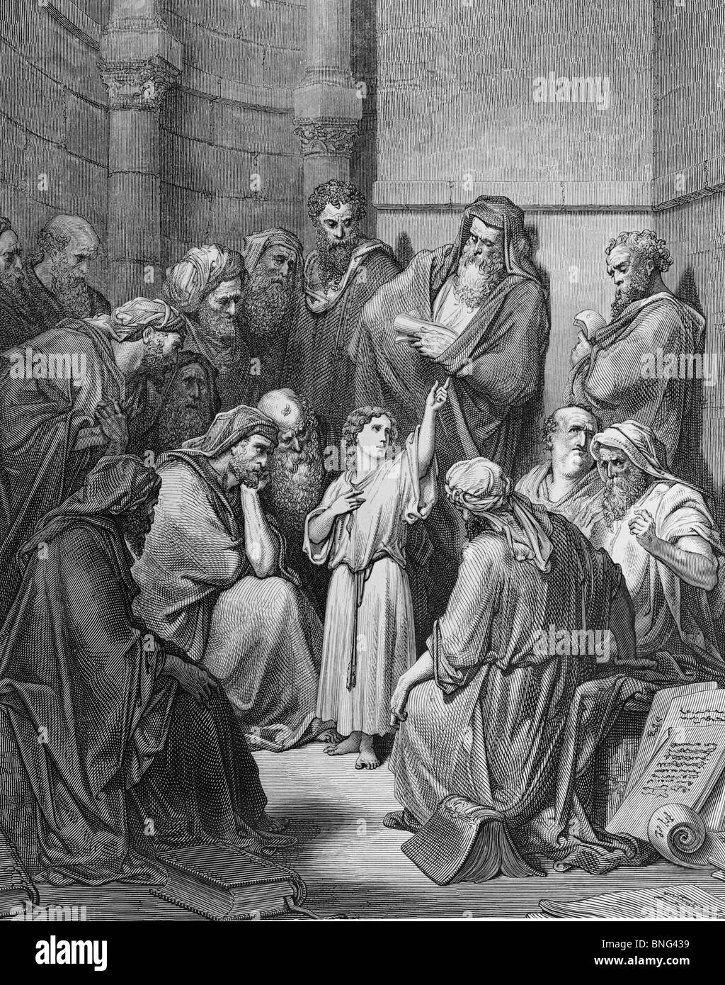 Sitting jesus Black and White Stock Photos & Images - Alamy