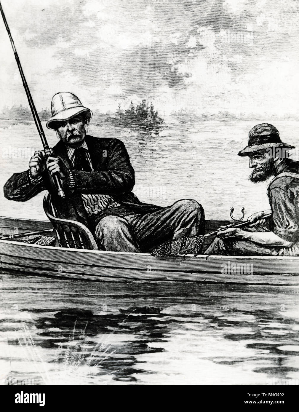 A Distinguished Fisherman: President Chester Arthur by unknown artist ...