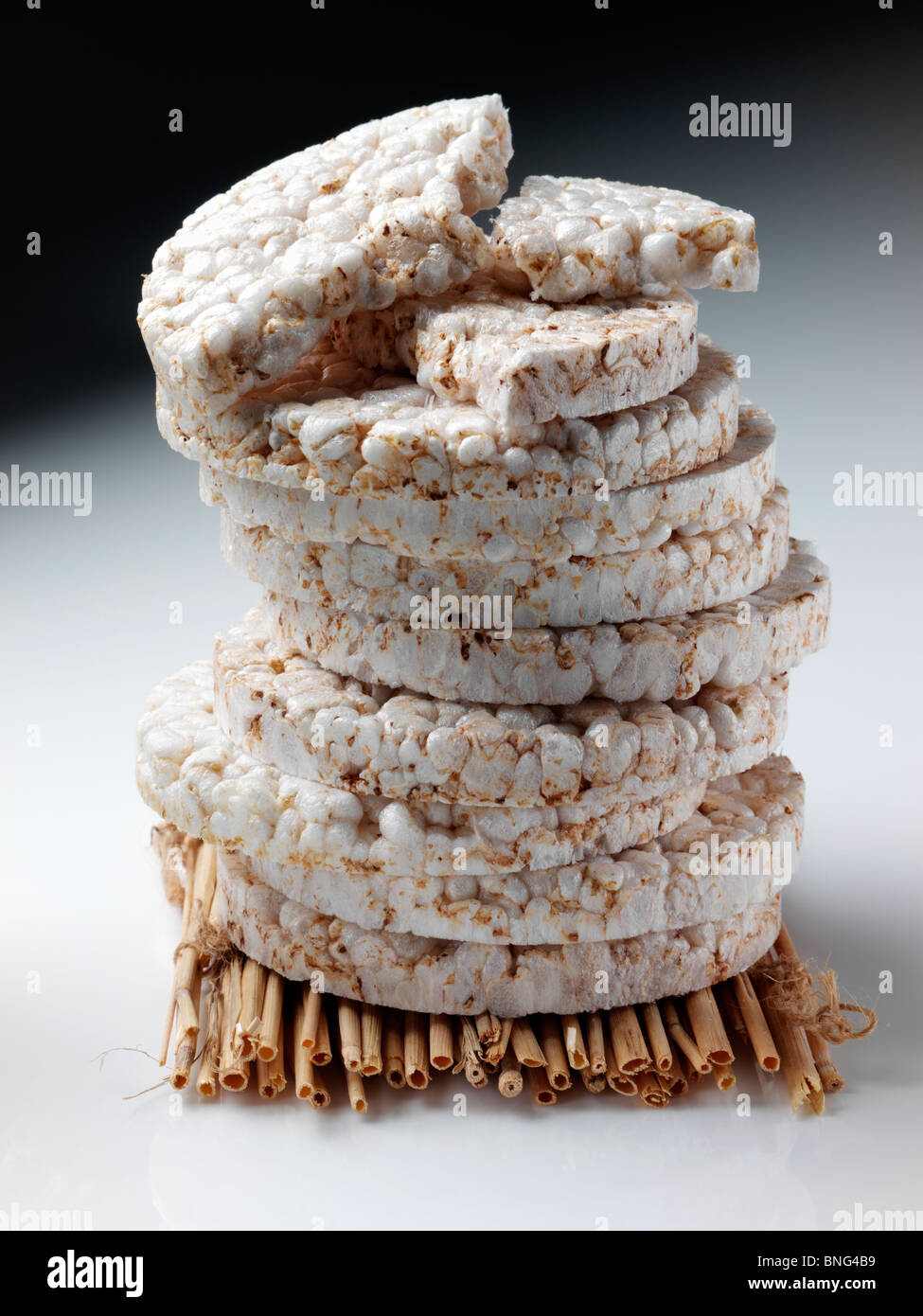 A stack of rice cakes Stock Photo - Alamy