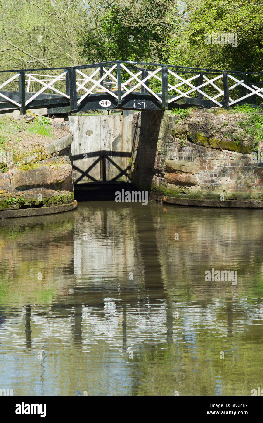 A bridge over a canal Stock Photo - Alamy