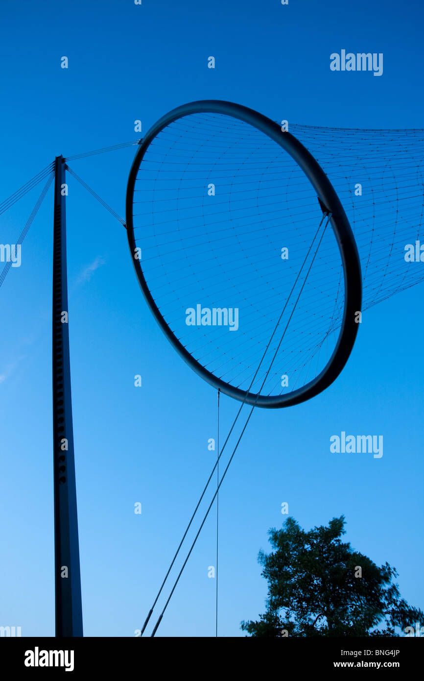 The Temenos Sculpture on the middlehaven Site in Middlesbrough with a ...