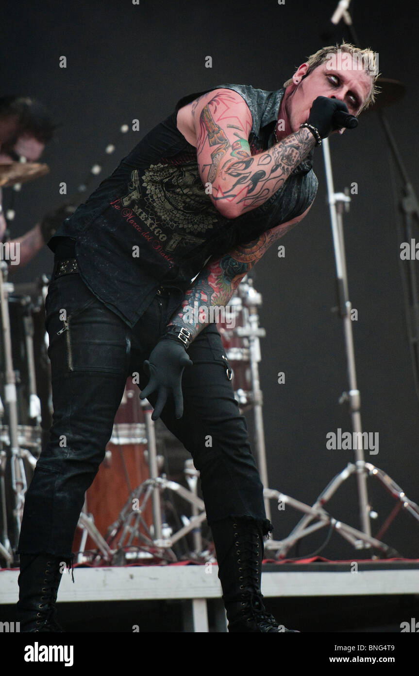 Andy LaPlegua, Combichrist singer Stock Photo - Alamy