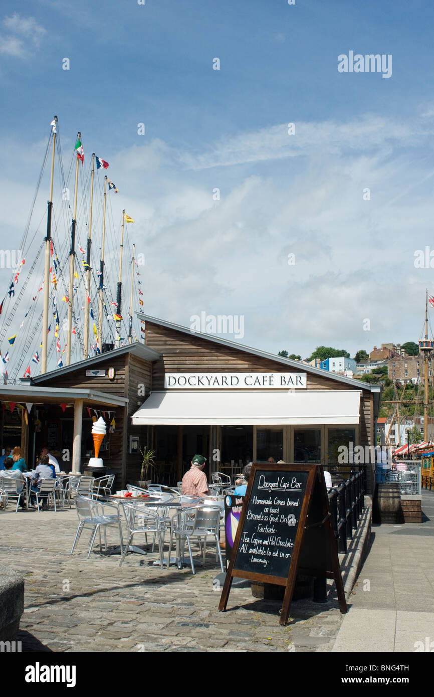 The Dockyard cafe at the SS Great Britain Bristol Harbour Bristol ...