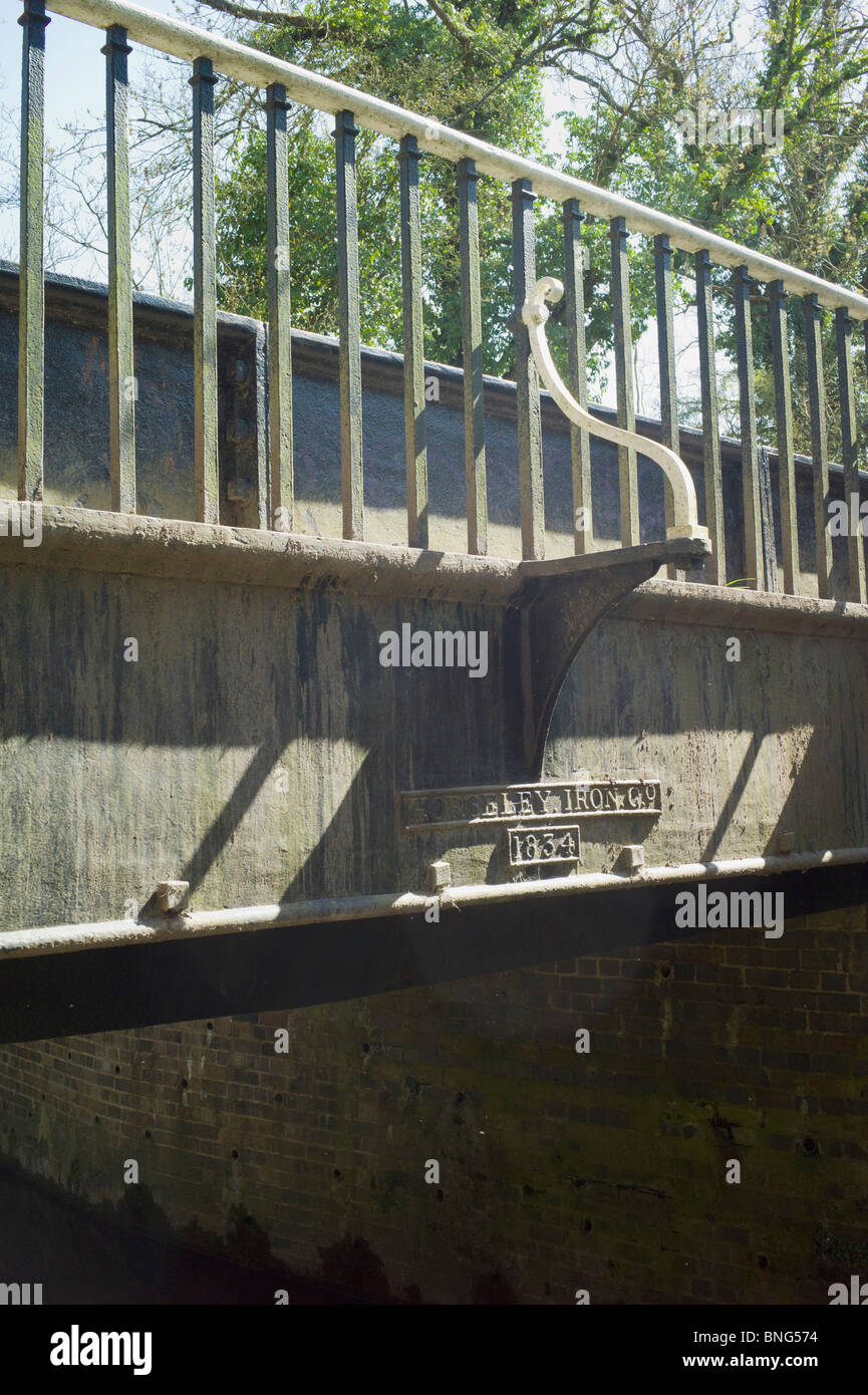 A bridge over a canal Stock Photo - Alamy