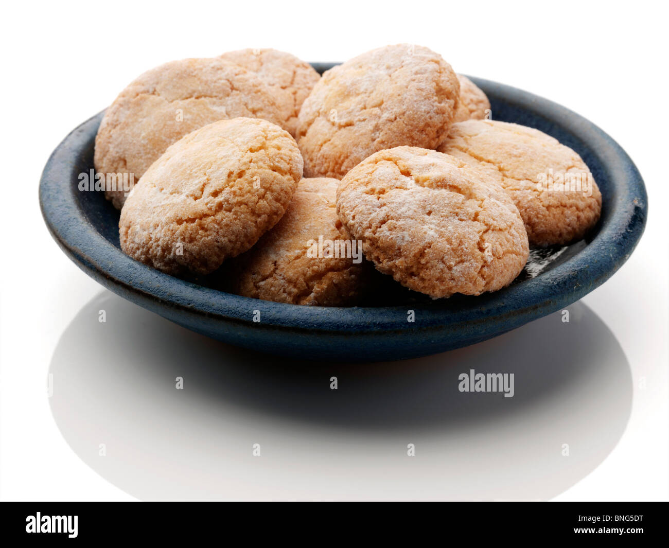 Amaretti morbidi Italian cookies Stock Photo - Alamy