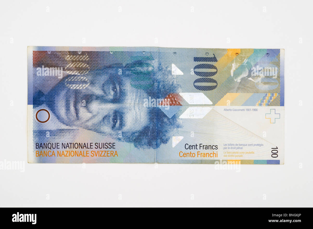 Swiss Banknote 100 Swiss Francs Stock Photo - Alamy
