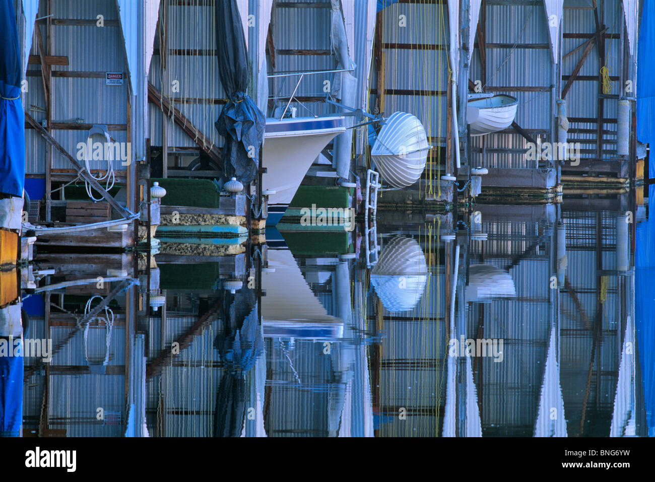 Boathouses in the sea, Sidney, Victoria, Vancouver Island, British ...