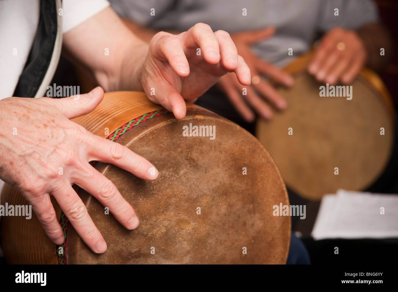 Persian daf/sufi music - drums Stock Photo - Alamy