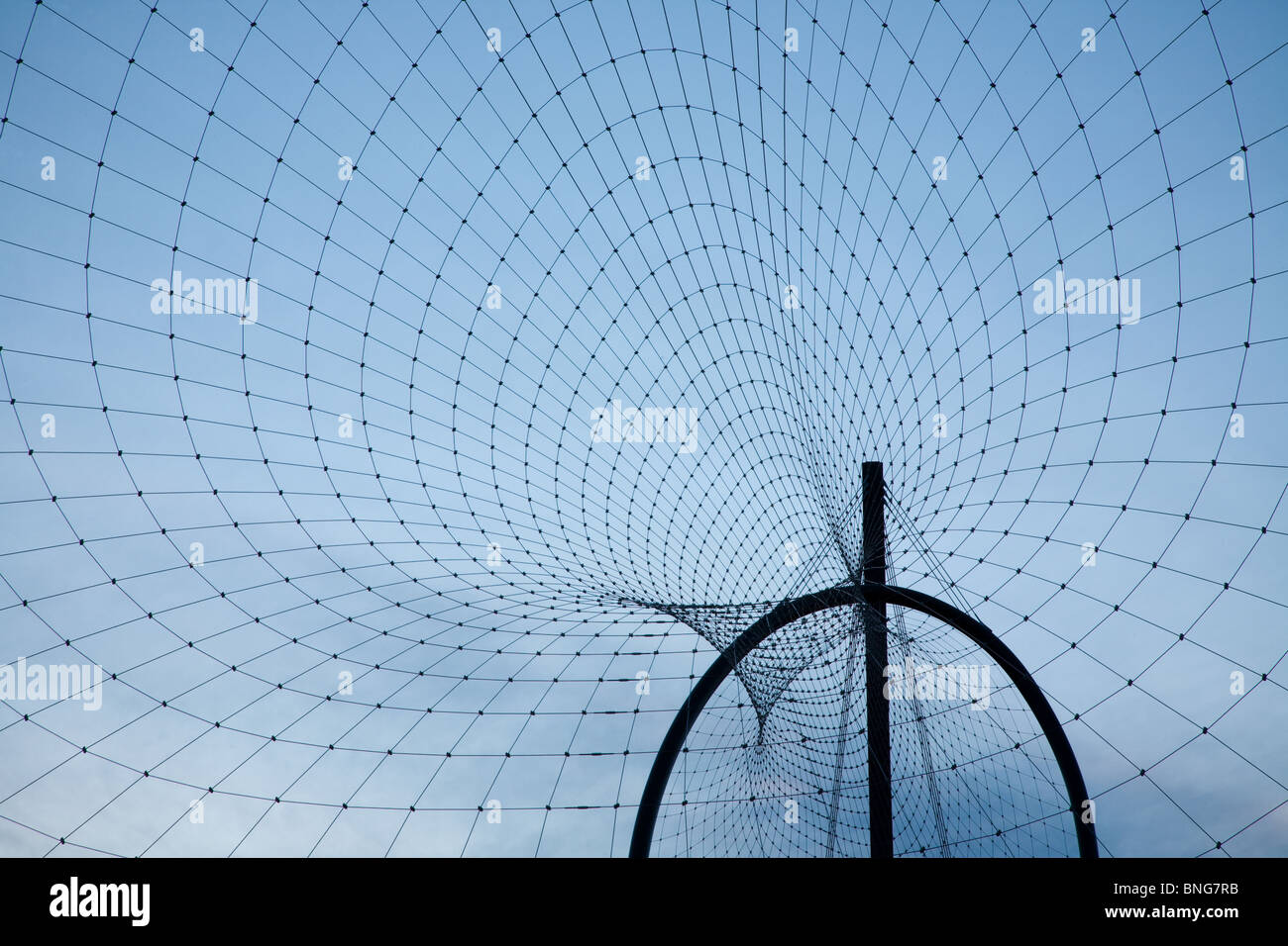 The Temenos Sculpture on the middlehaven Site in Middlesbrough with a ...
