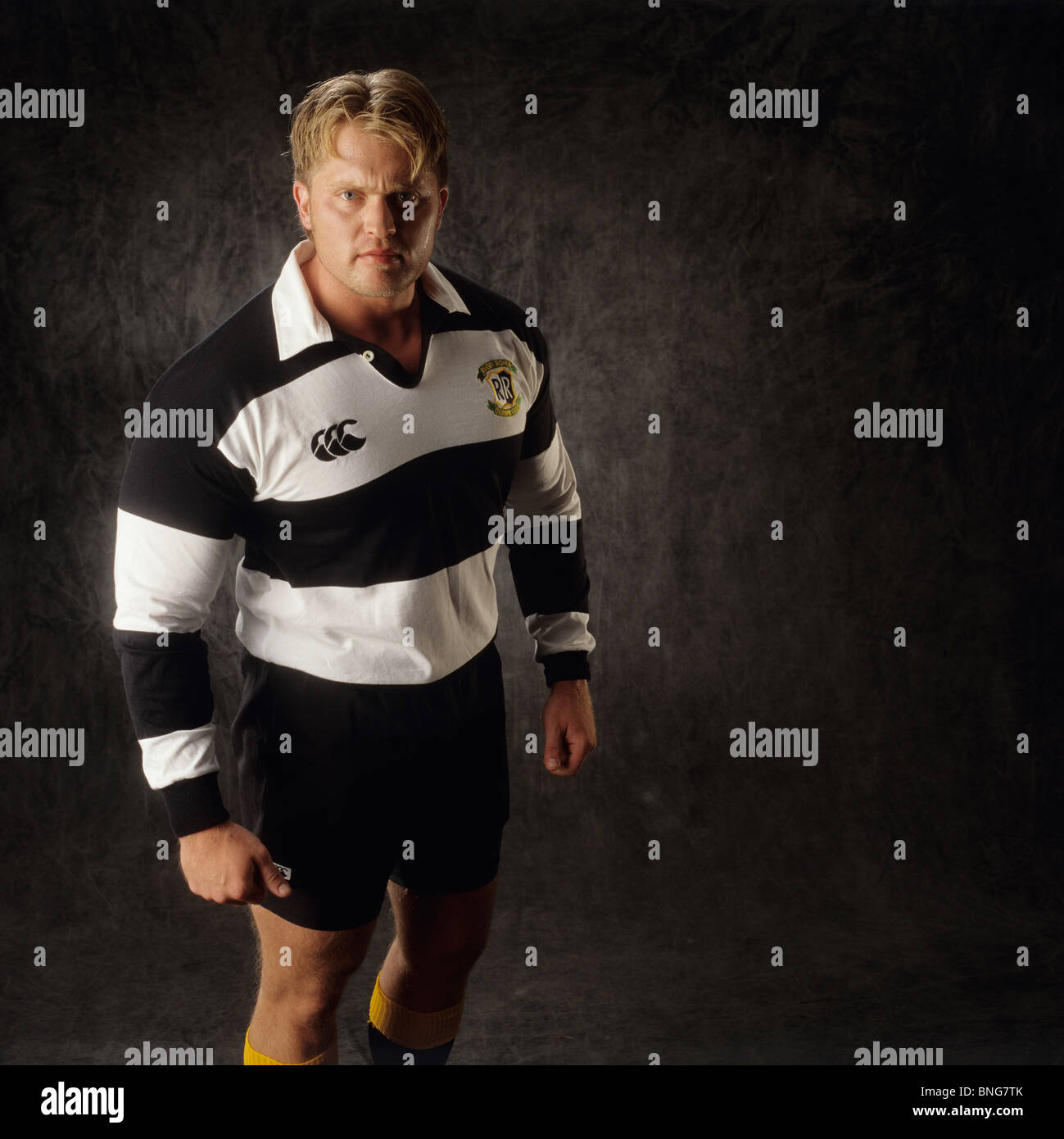 Male Rugby Player (Hands at Side Stock Photo - Alamy