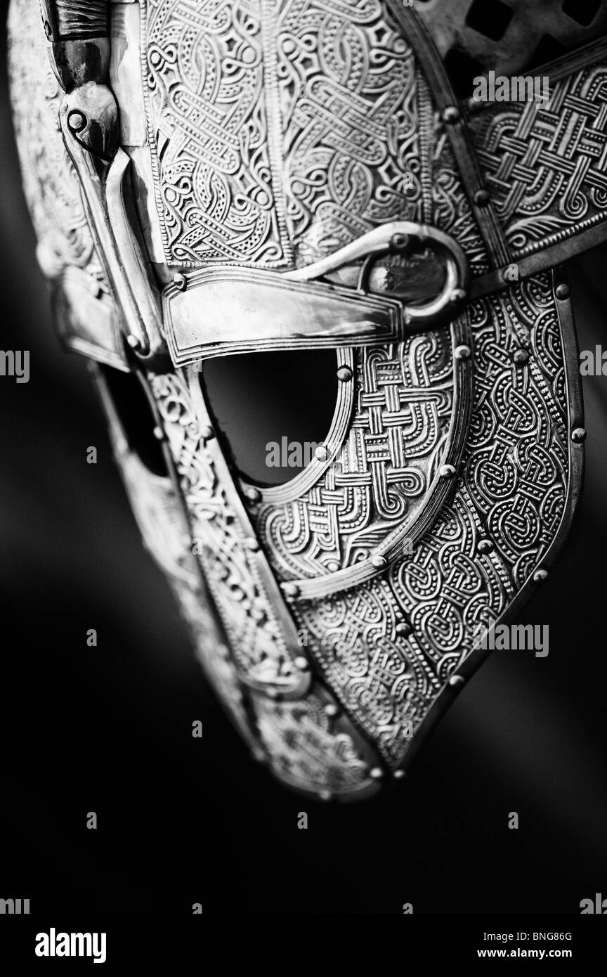 Anglo saxon replica helmet hi-res stock photography and images - Alamy