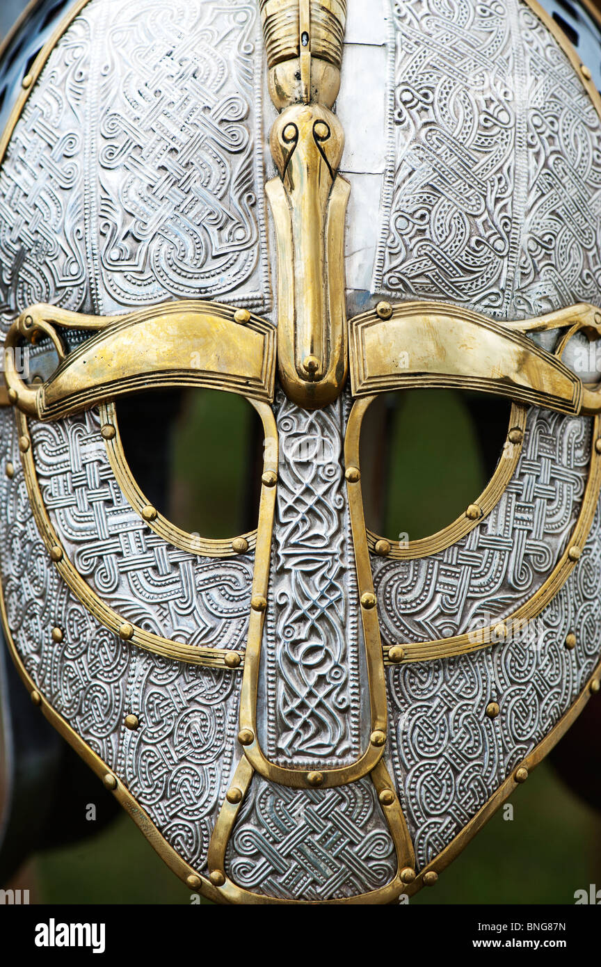 Anglo saxon replica helmet hi-res stock photography and images - Alamy