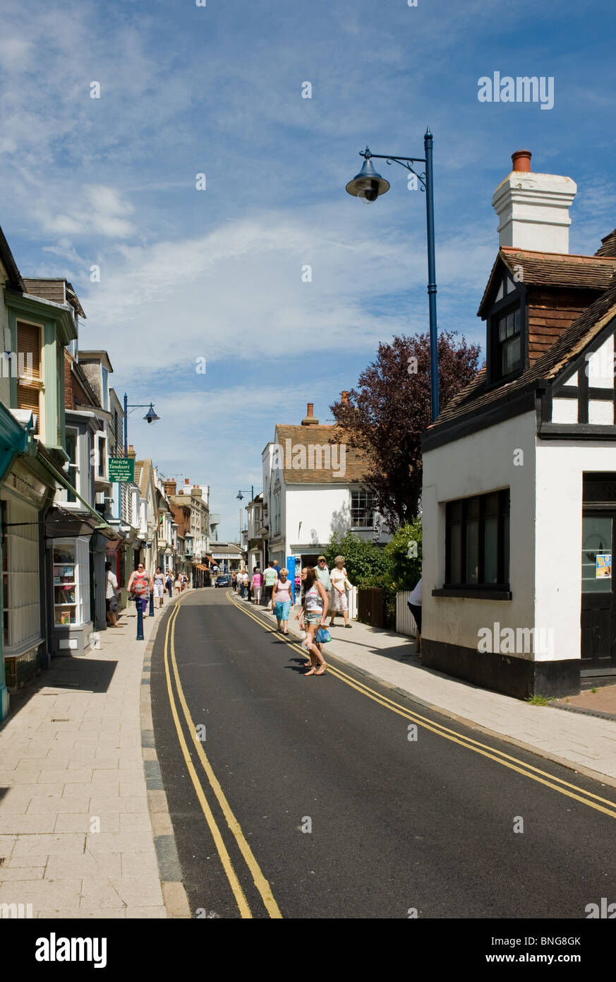 Harbour Street in Whitstable in Kent Stock Photo - Alamy