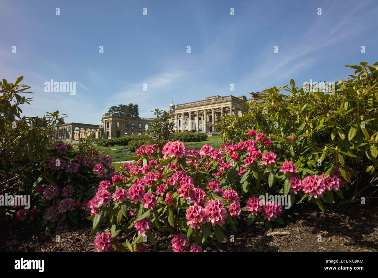 The exterior of a Stately Home Stock Photo - Alamy