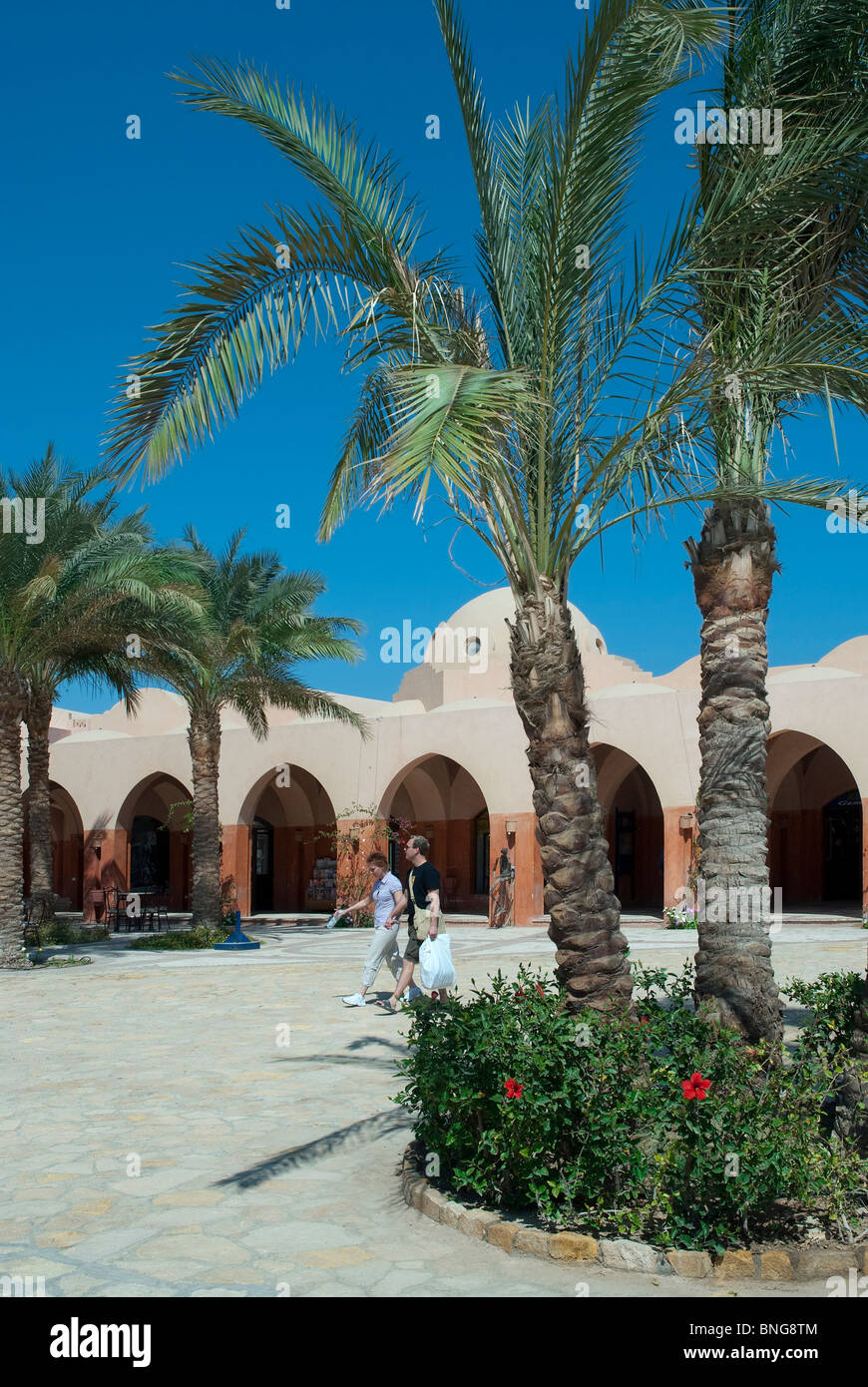 Tamr Henna Square, El Gouna, Red Sea, Egypt Stock Photo - Alamy