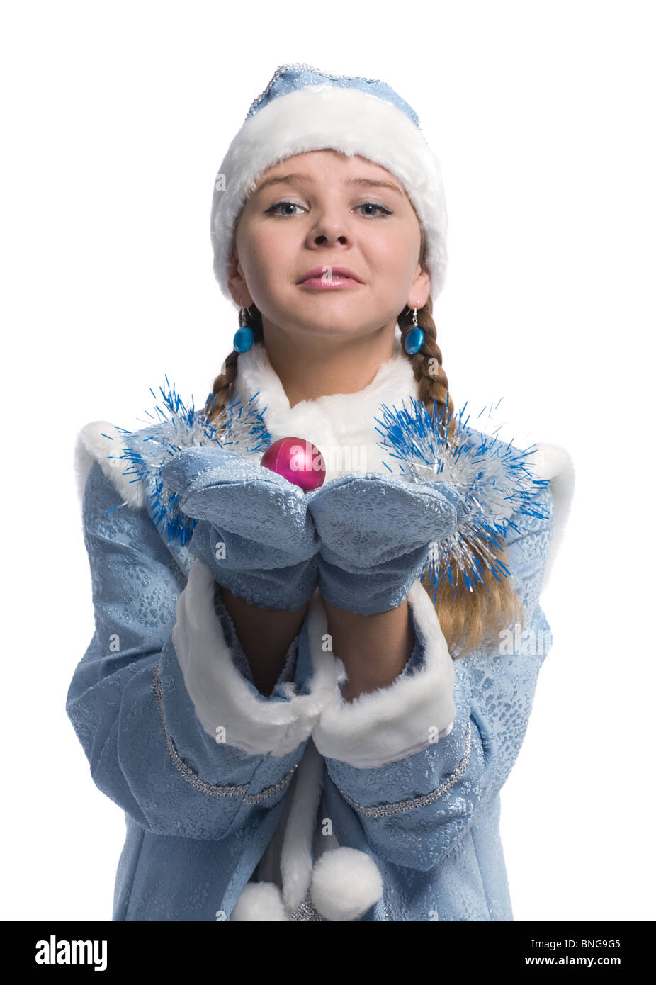 Snow maiden costume hi-res stock photography and images - Alamy
