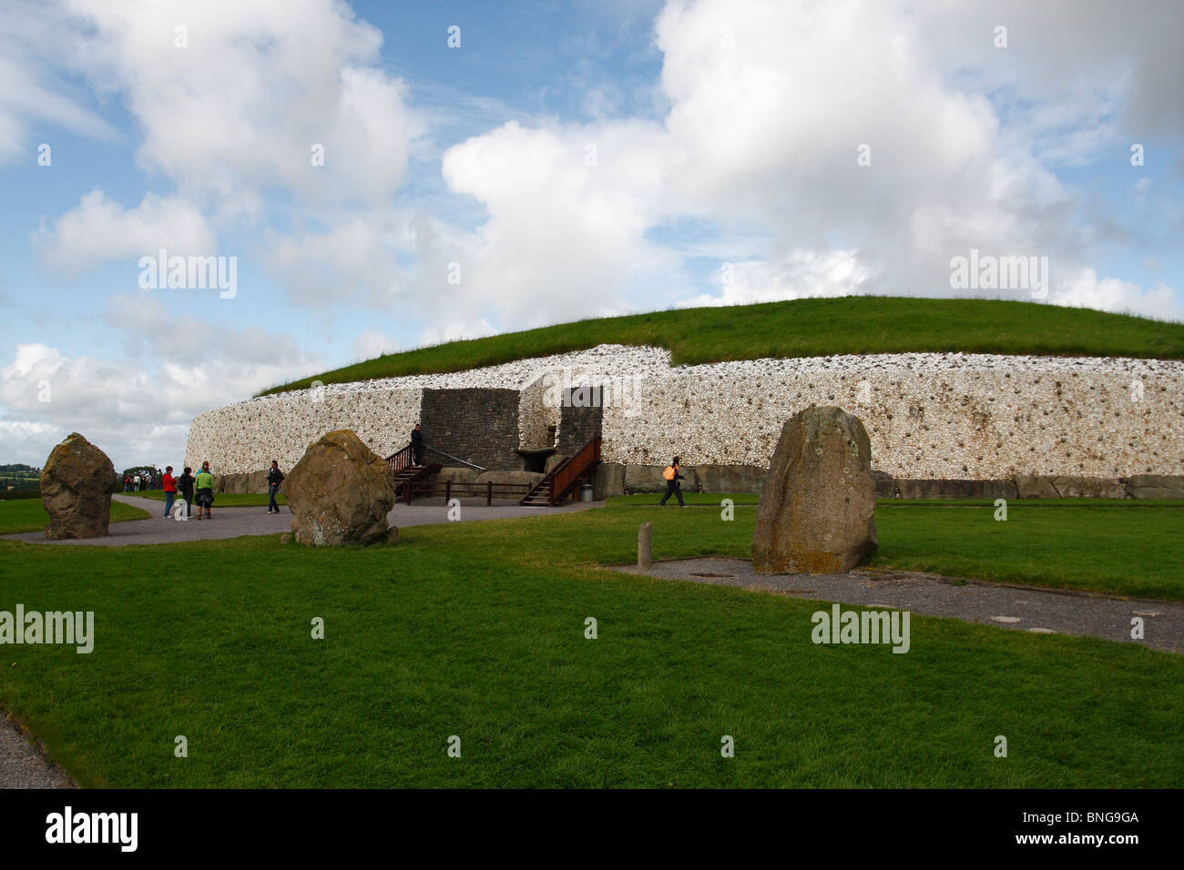 Newgrange is a neolithic burial mound, older than the pyramids, located ...