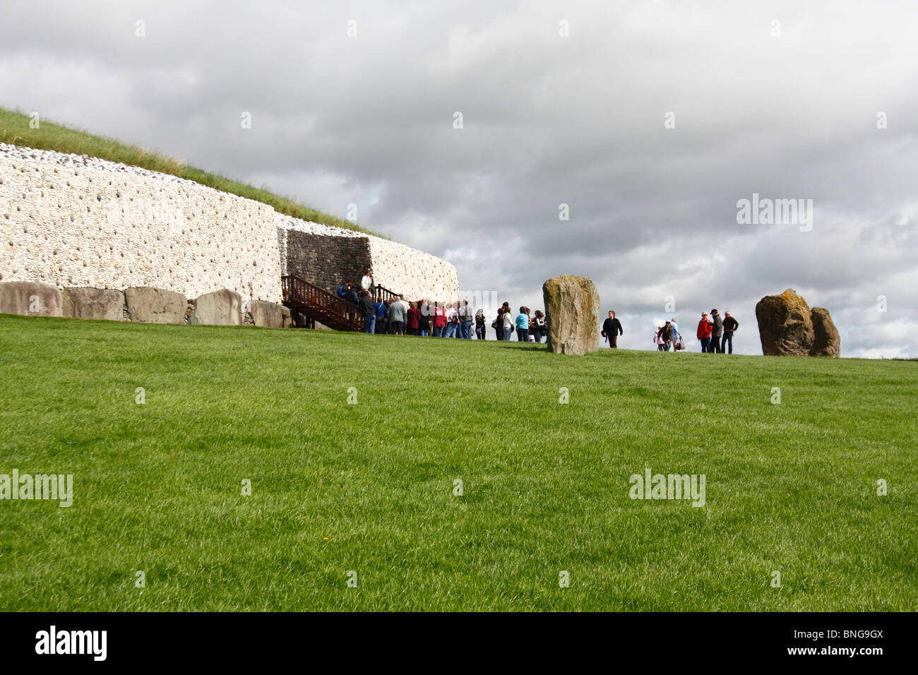 Newgrange is a neolithic burial mound, older than the pyramids, located ...