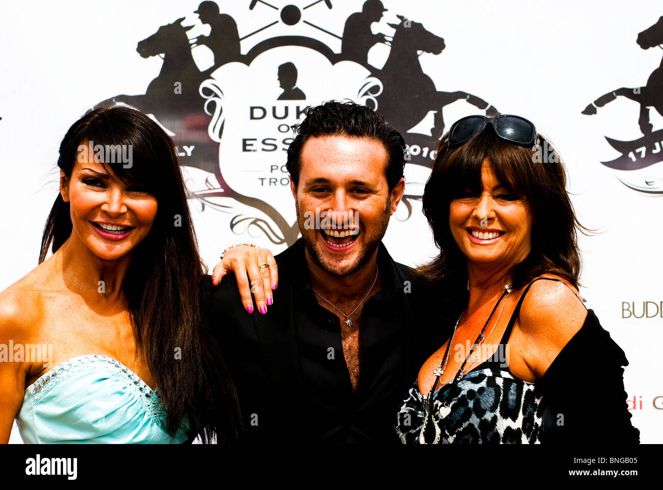 Dane Bowers Lizzie Cundy and Vicki Michelle at Duke of Essex Polo Match ...