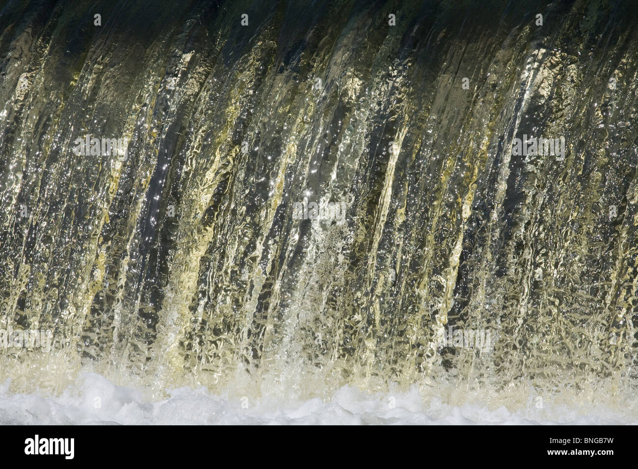 Falling water, close up, horizontally Stock Photo - Alamy