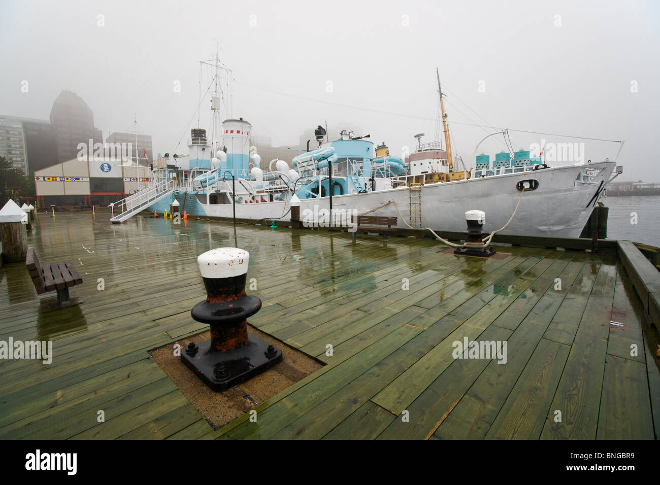 Ex-HMCS SACKVILLE, the last remaining Flower class corvette Stock Photo ...