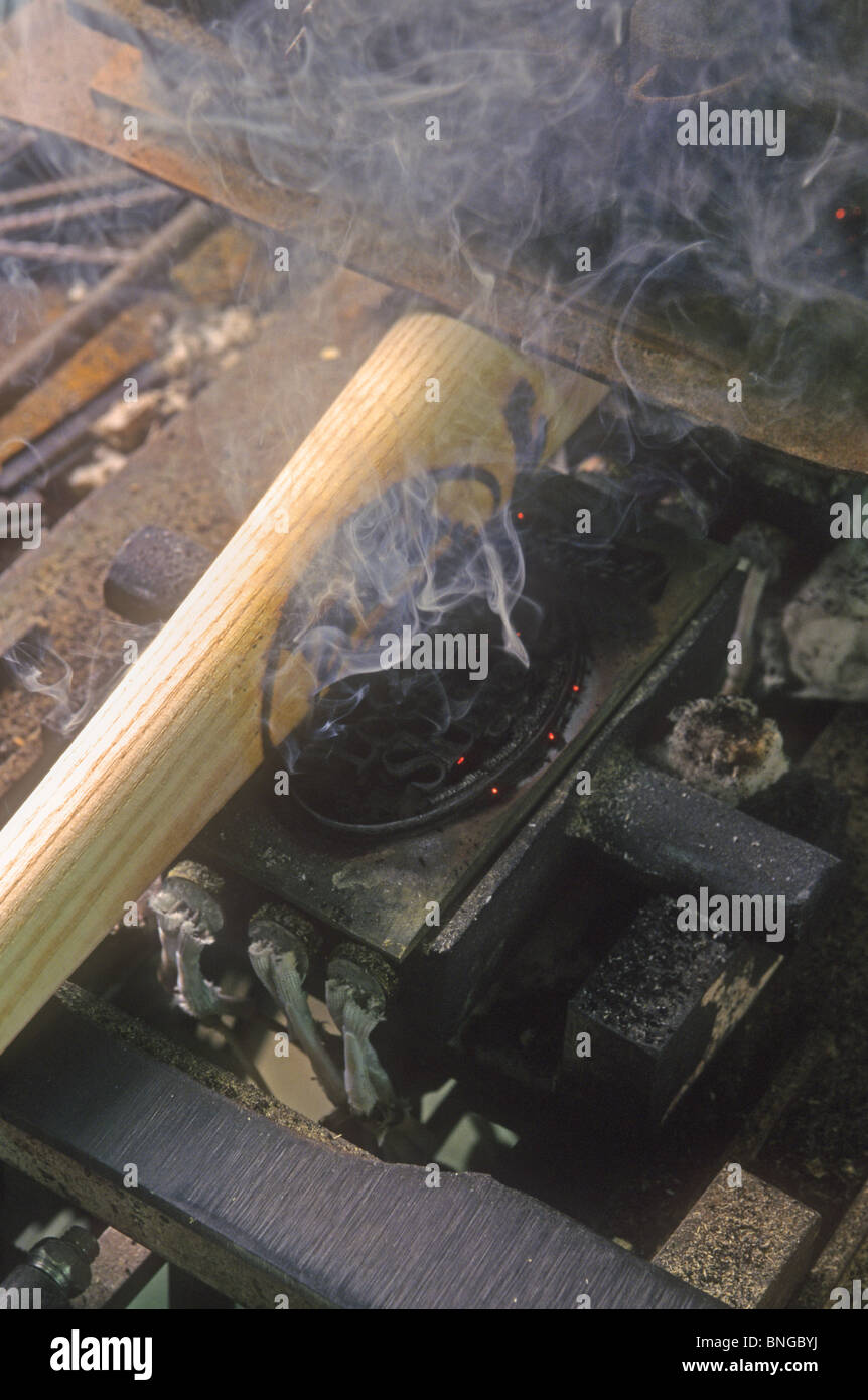 burning baseball bat plates Stock Photo - Alamy