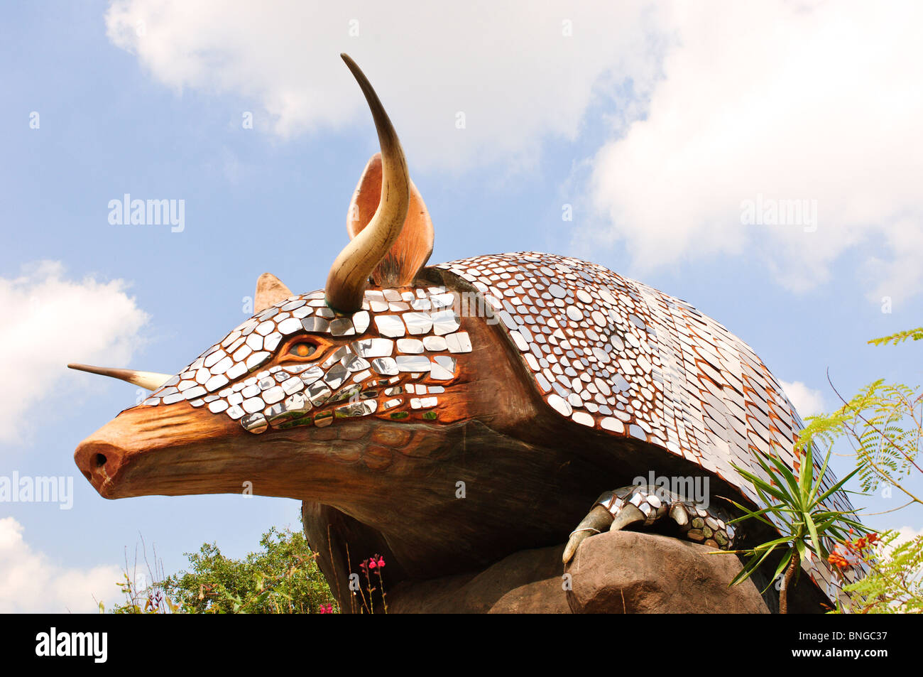 Goode's Armadillos Palace barbecue restaurant and bar, Houston, Texas ...