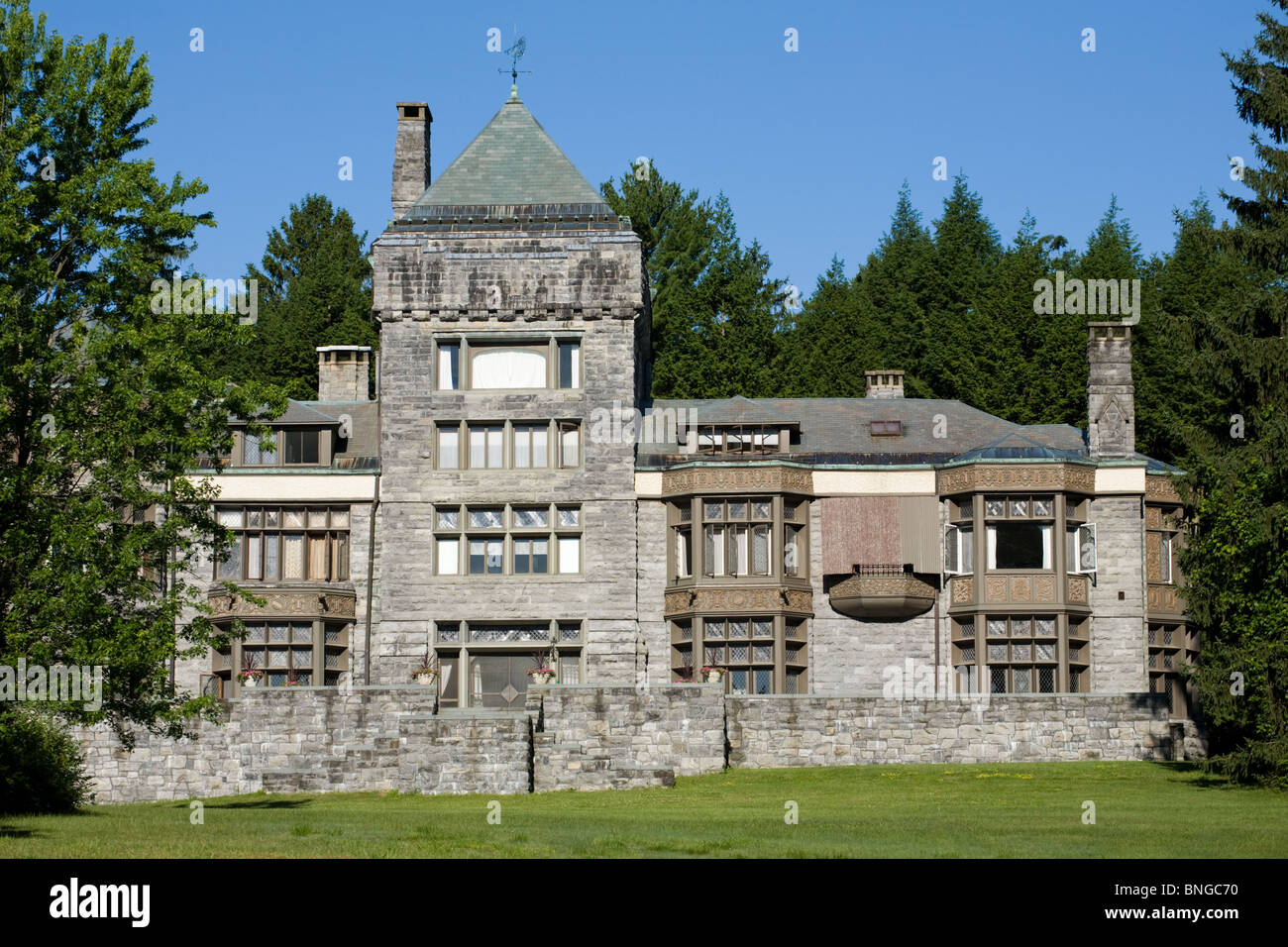 Yaddo is an artists colony in Saratoga Springs, New York Stock Photo ...