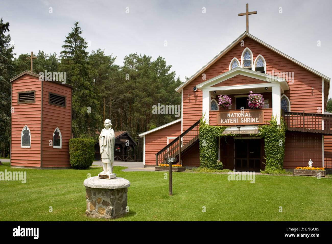 National Kateri Shrine and Native American Museum, near Fonda, New York ...