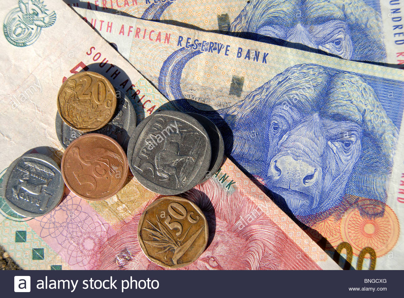South African Rands Notes Stock Photos & South African Rands Notes ...