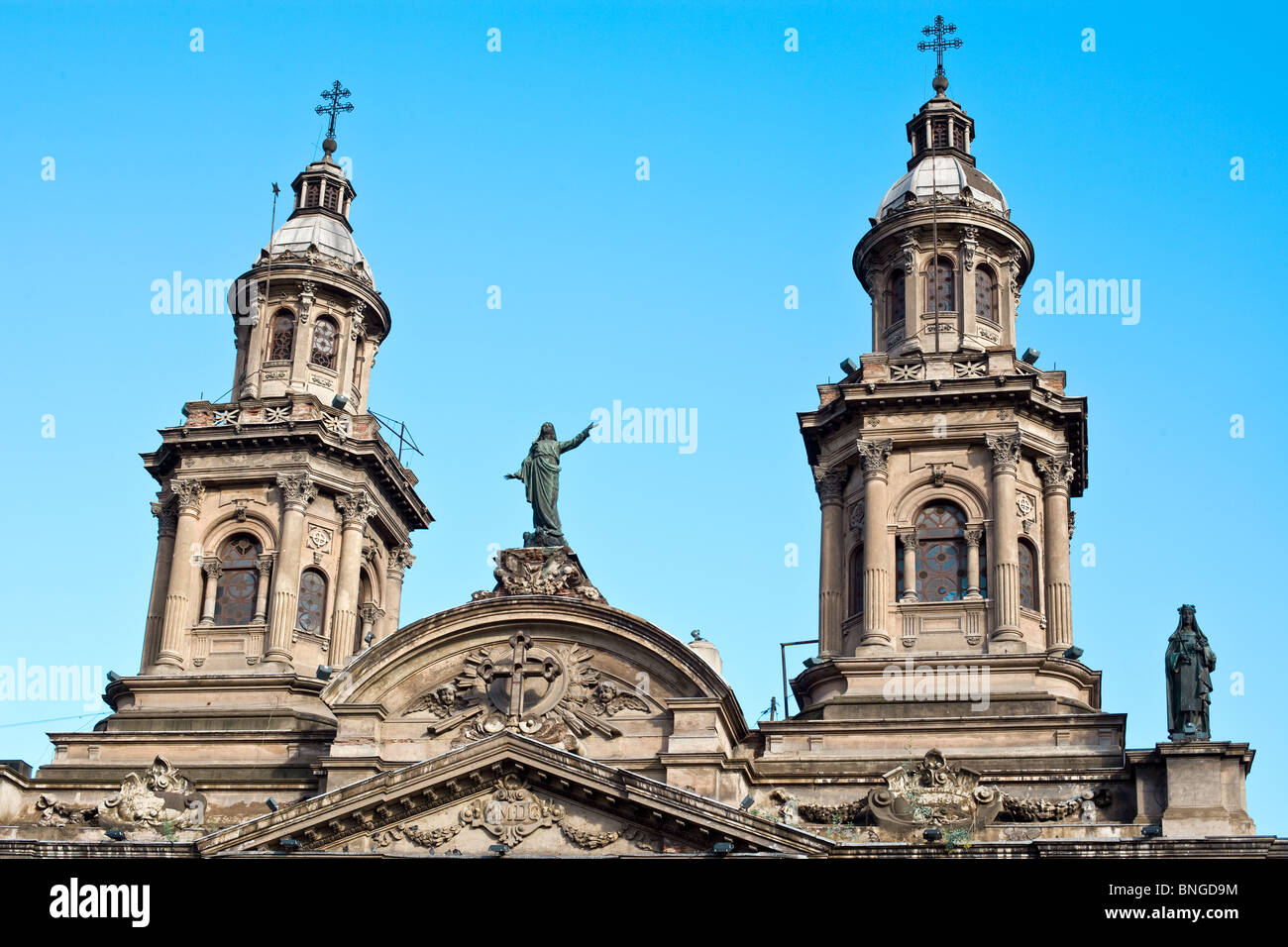 The Cathedral of Santiago de Chile Stock Photo - Alamy