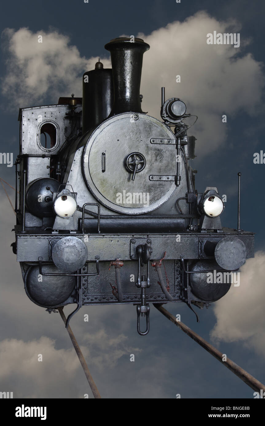 Elevated railway steam train hi-res stock photography and images - Alamy