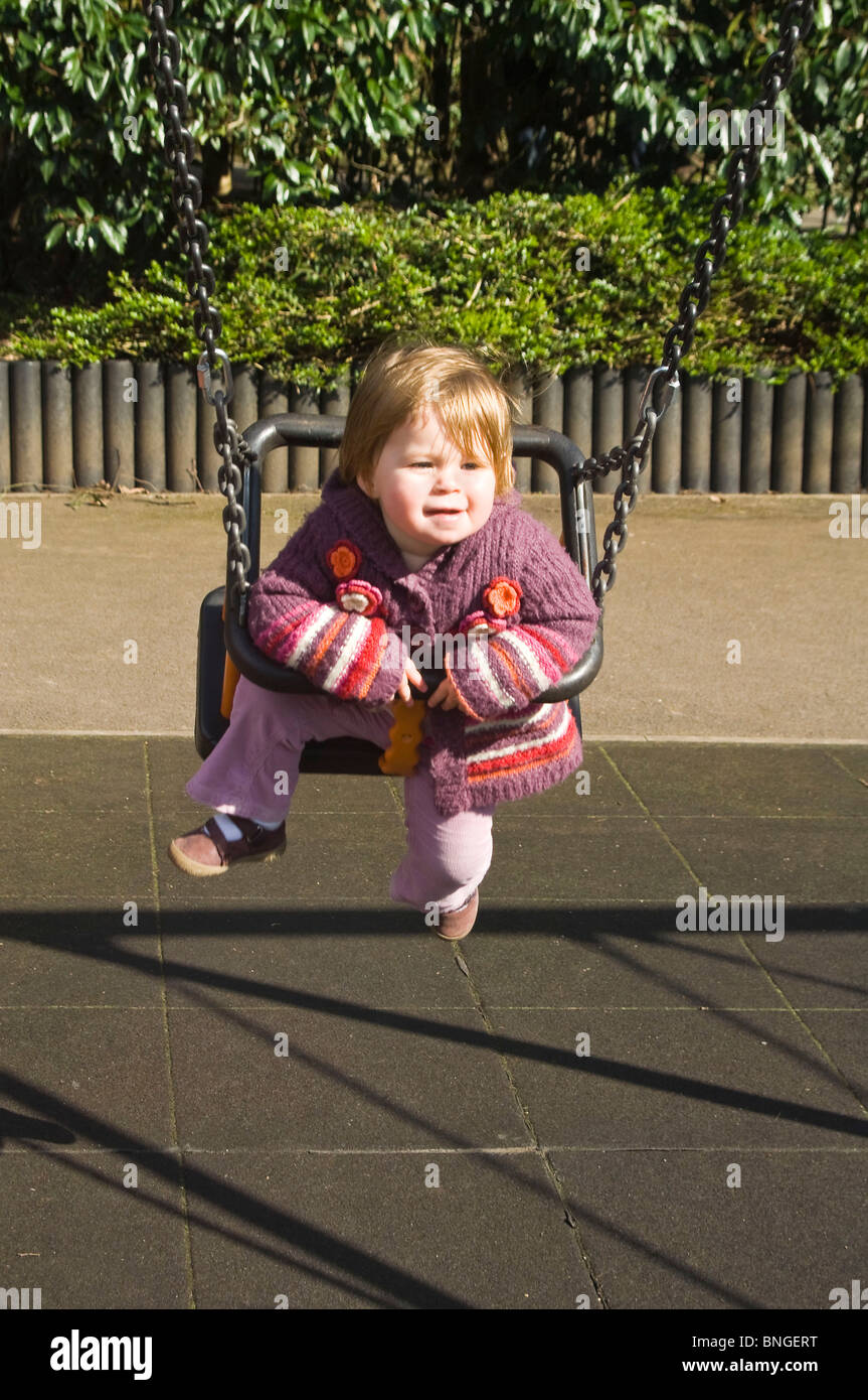 Child swing push hi-res stock photography and images - Alamy
