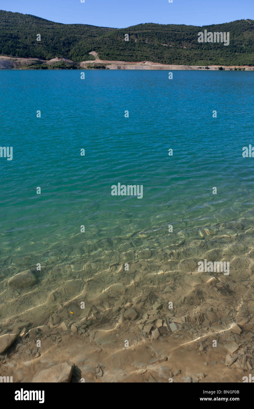 The embalse de Yesa / Yesa reservoir in Navarre, nortthern Spain Stock ...