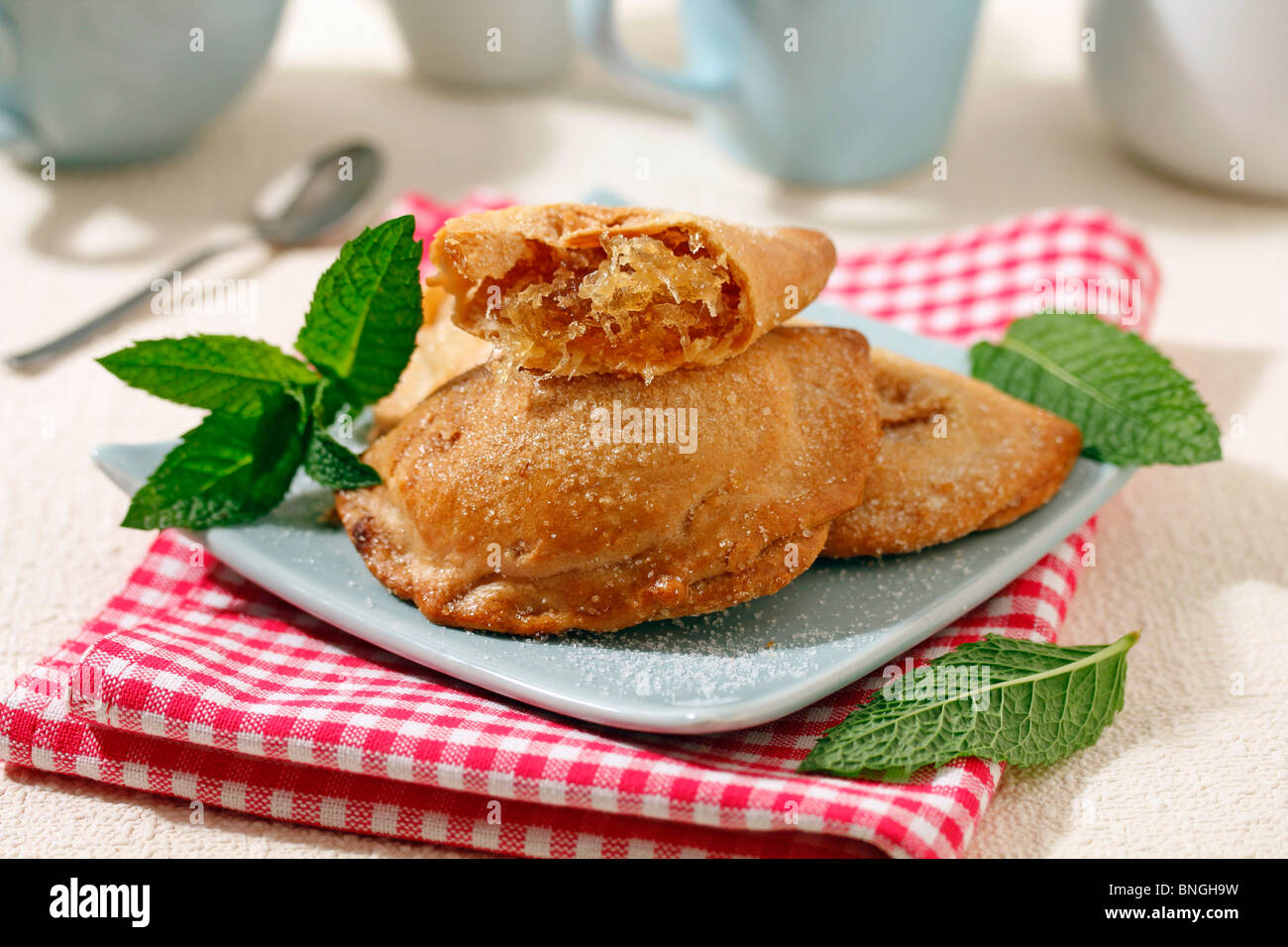 Sweet pastries stuffed with pumpkin and syrup. Recipe available Stock ...