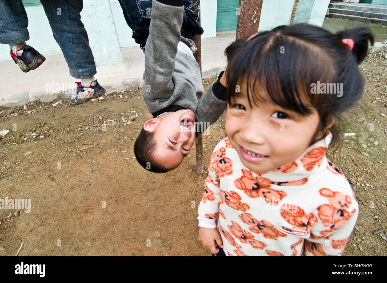 Chinese children play in their school Stock Photo - Alamy