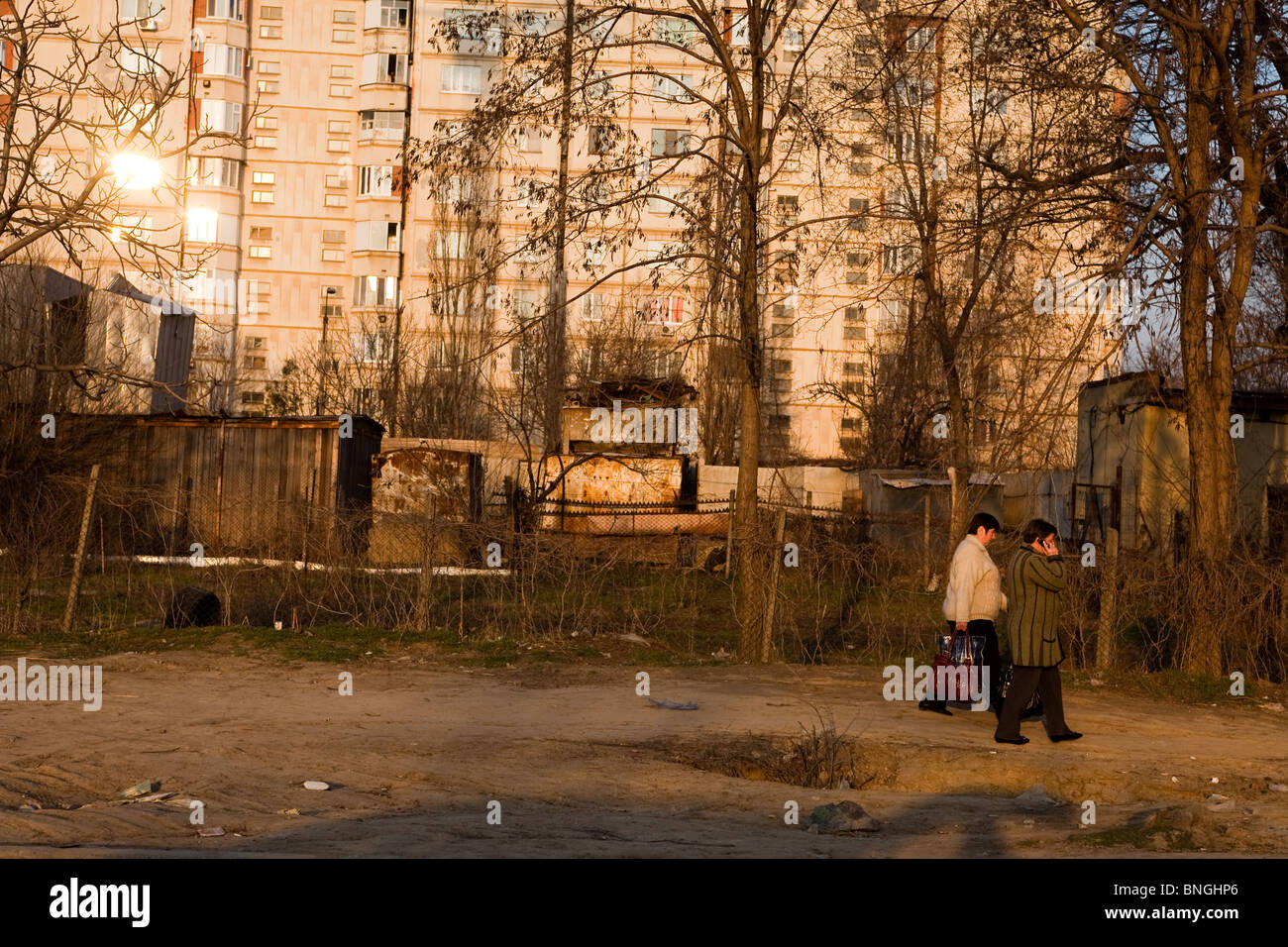 People walking along a street in Chisinau, Moldova Stock Photo - Alamy