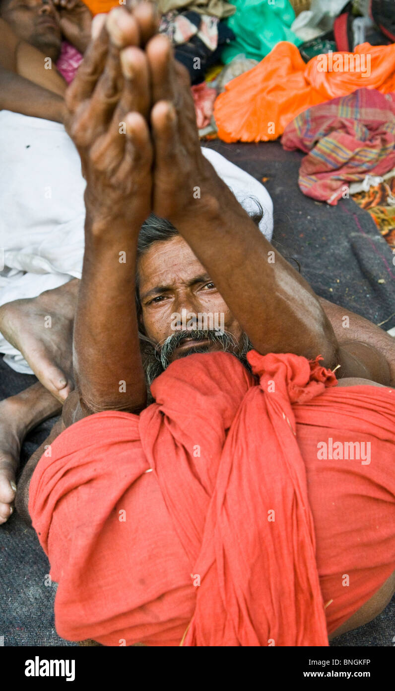 A Sadhu during Yoga practice Stock Photo - Alamy
