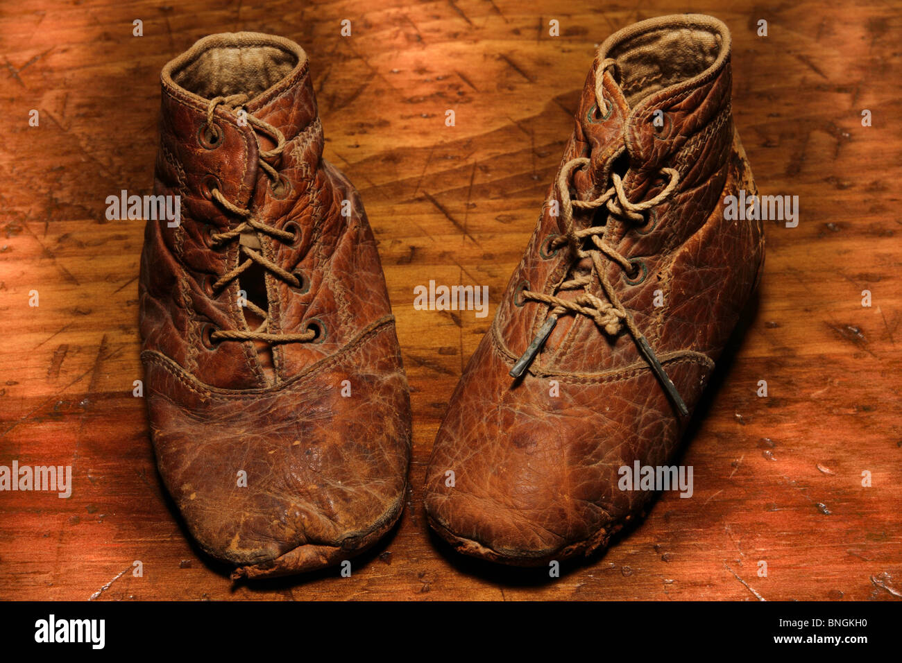 Old shoes old antique baby hi-res stock photography and images - Alamy