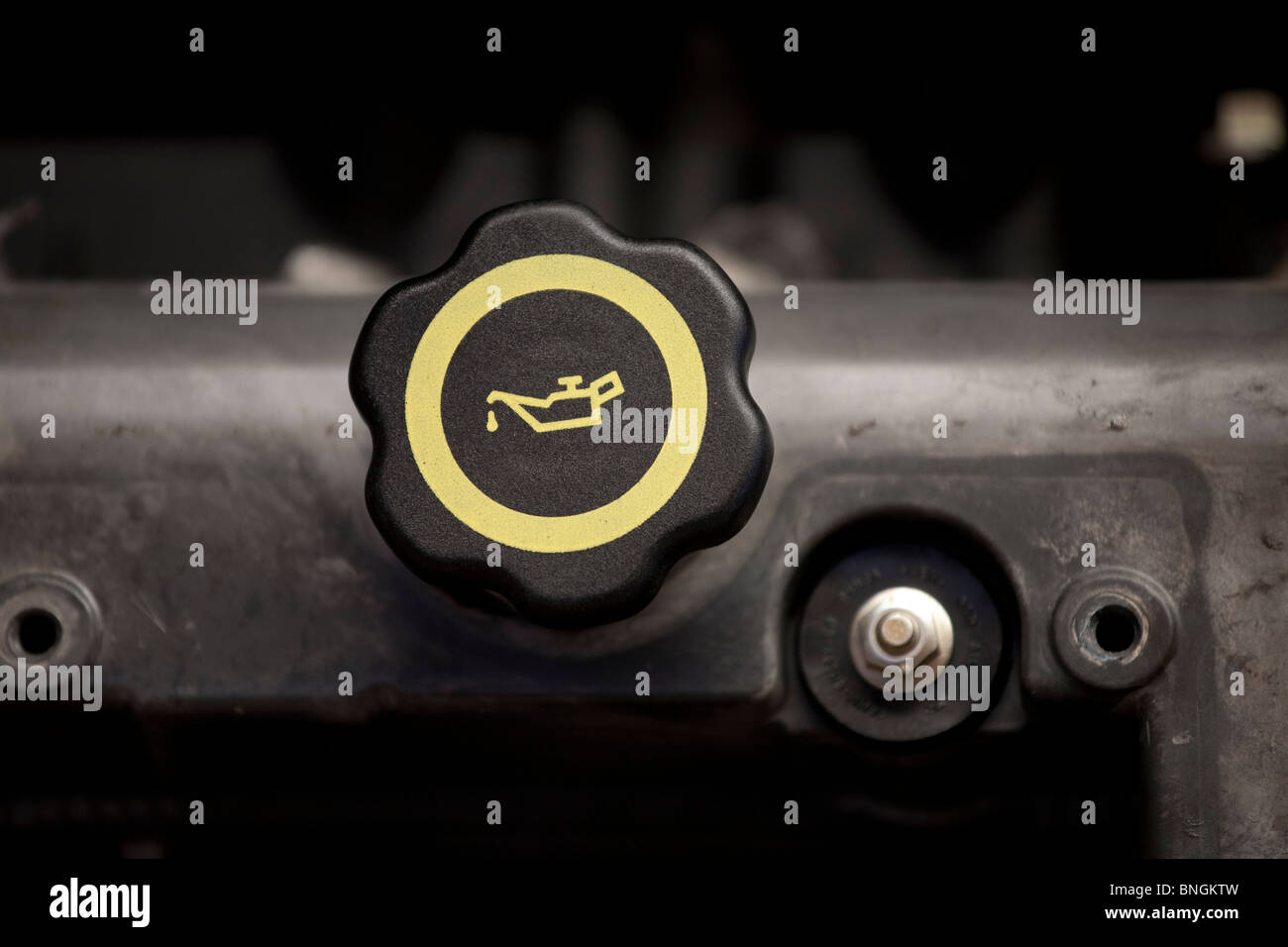 Oil cap top Stock Photo - Alamy