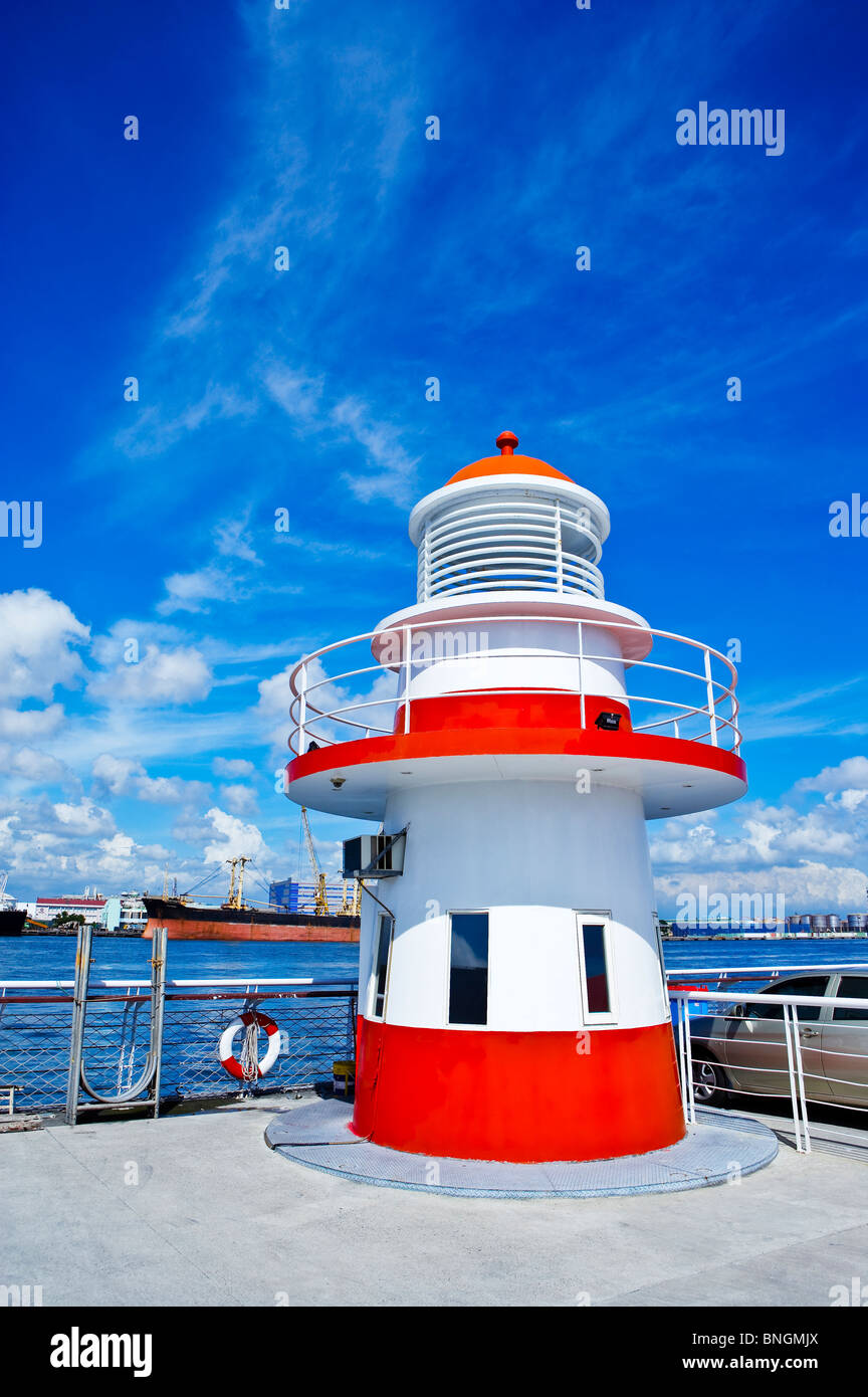 Lighthouse at YM Museum of Marine Exploration Kaohsiung, Southern ...