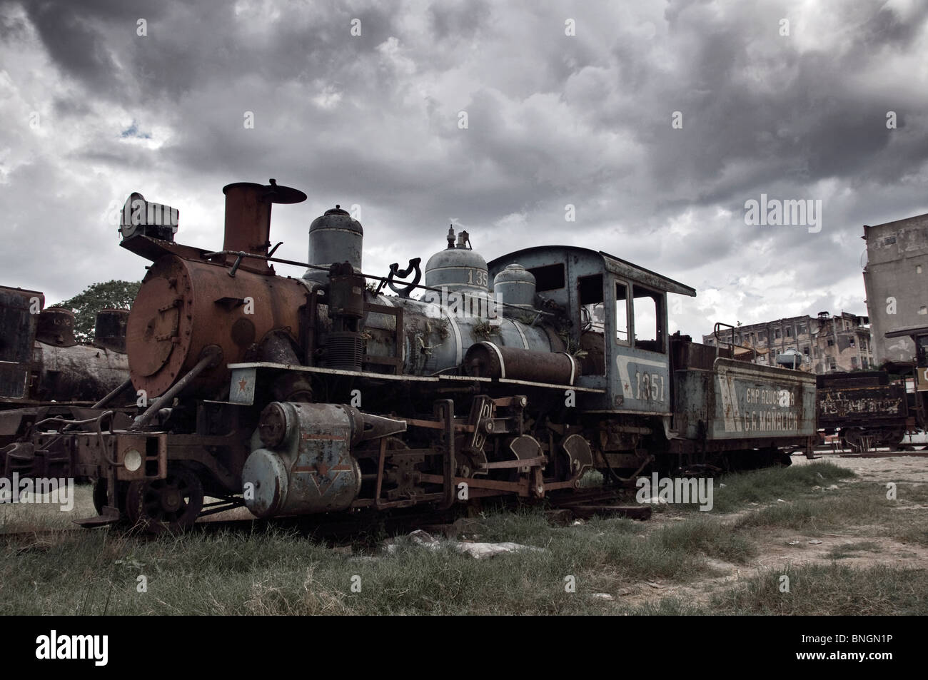 Train Graveyard, Havana, Cuba Stock Photo - Alamy