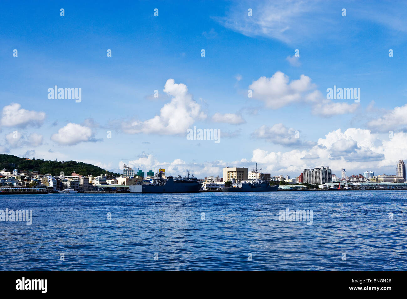 Shore of Cinjin Ferry Station, Kaohsiung City, Southern Taiwan Stock ...