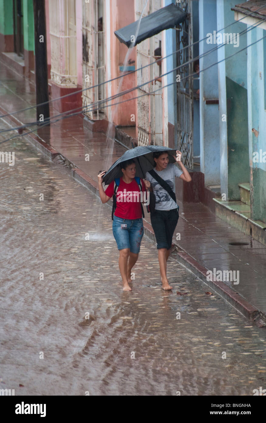 Cuban Street Life, Trinidad, Cuba Stock Photo - Alamy
