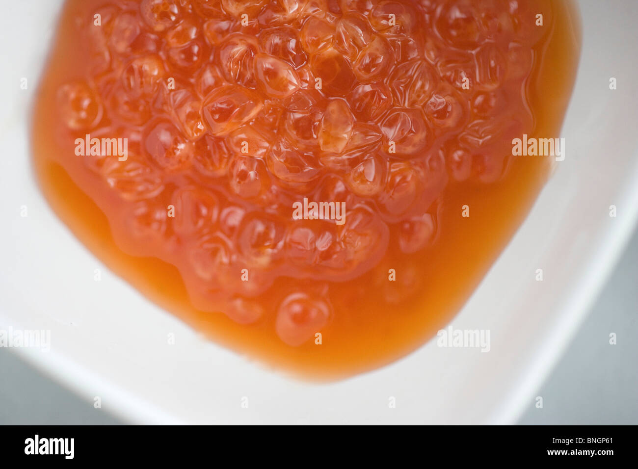 Fish row in bowl Stock Photo - Alamy