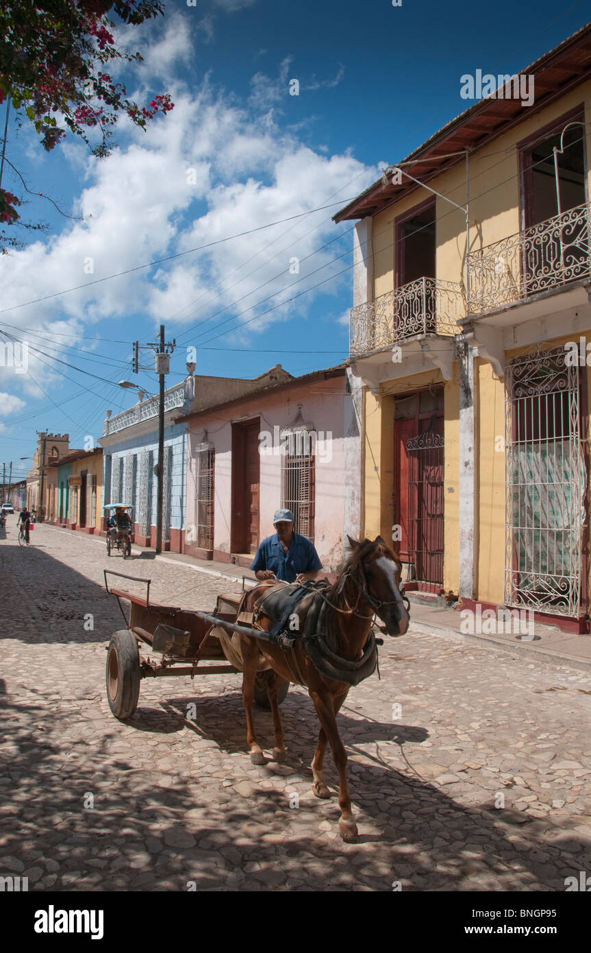 Cuban Street Life, Trinidad, Cuba Stock Photo - Alamy